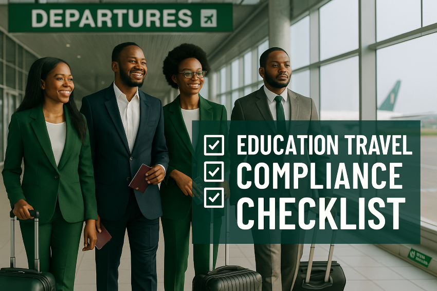 EDUCATION TRAVEL COMPLIANCE CHECKLIST - SRJ Legal